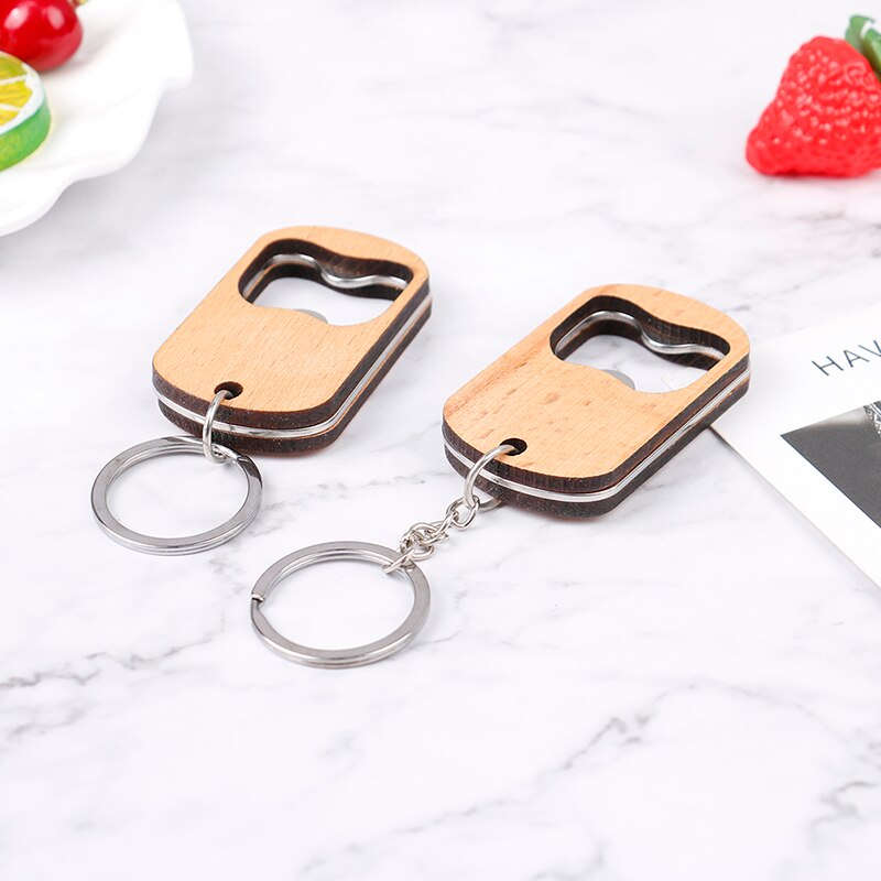 Wooden Bottle Opener Key Chain Wood Unique Can Ope... – Vicedeal