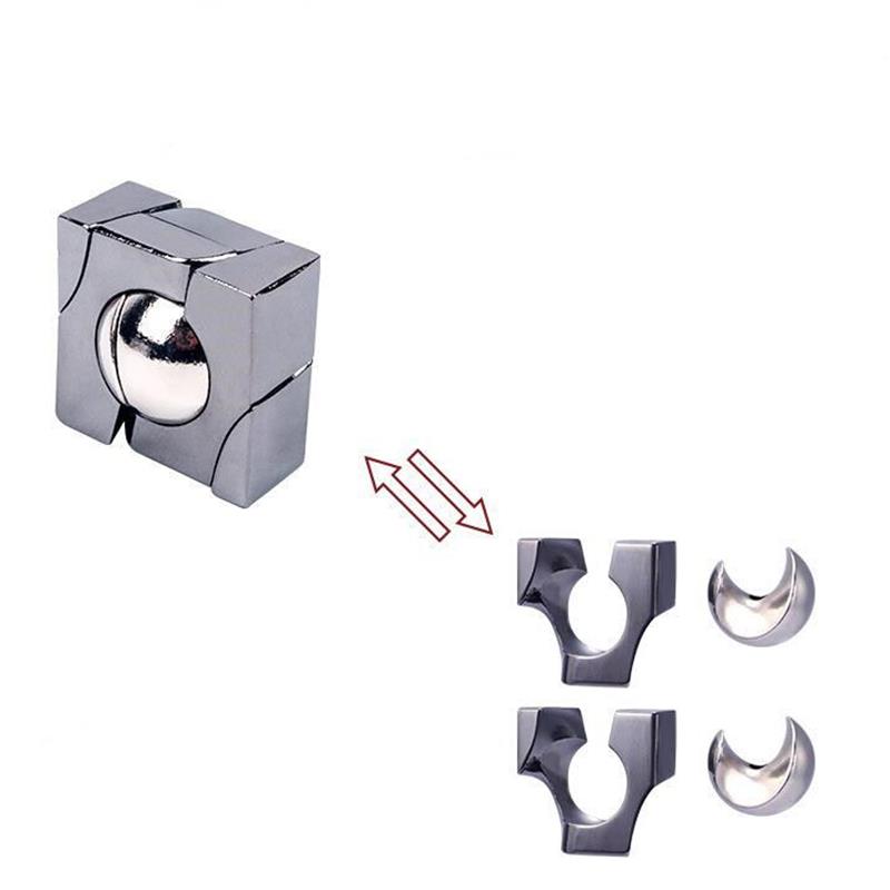 Classic Metal Brain Teasers Baffling Logic Mind Pu... – Grandado