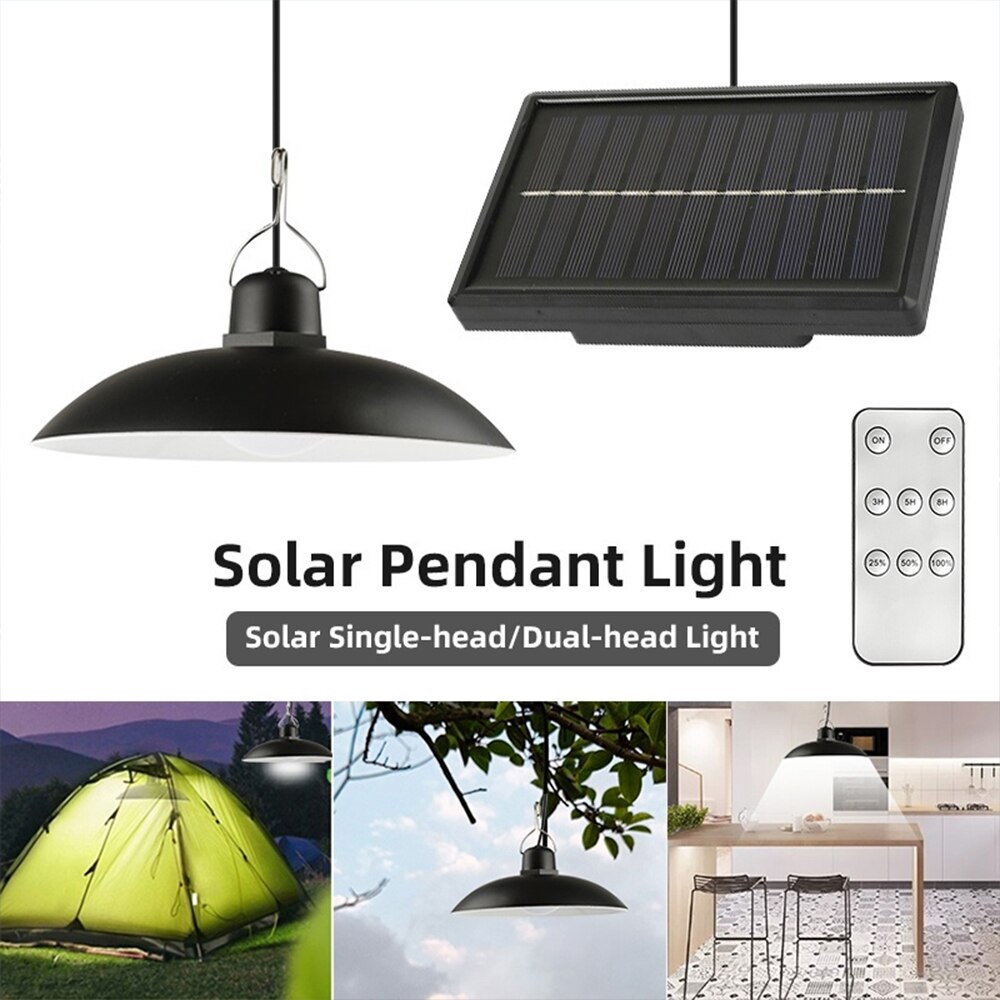 Solar Pendant Lamp Outdoor/Indoor 3M Cable Solar P... – Vicedeal