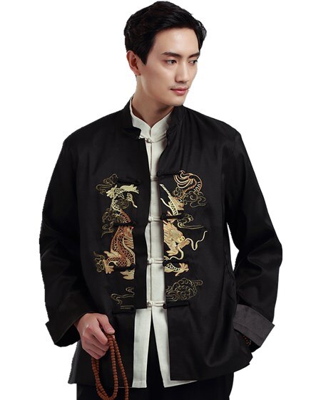 Shanghai Story chinese men's Jacket chinese tradit... – Vicedeal