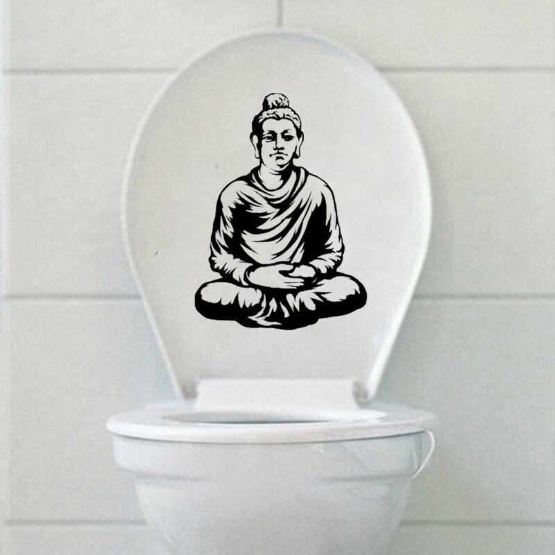Buddha Meditation Room Toilet Wall Stickers Decals... – Grandado