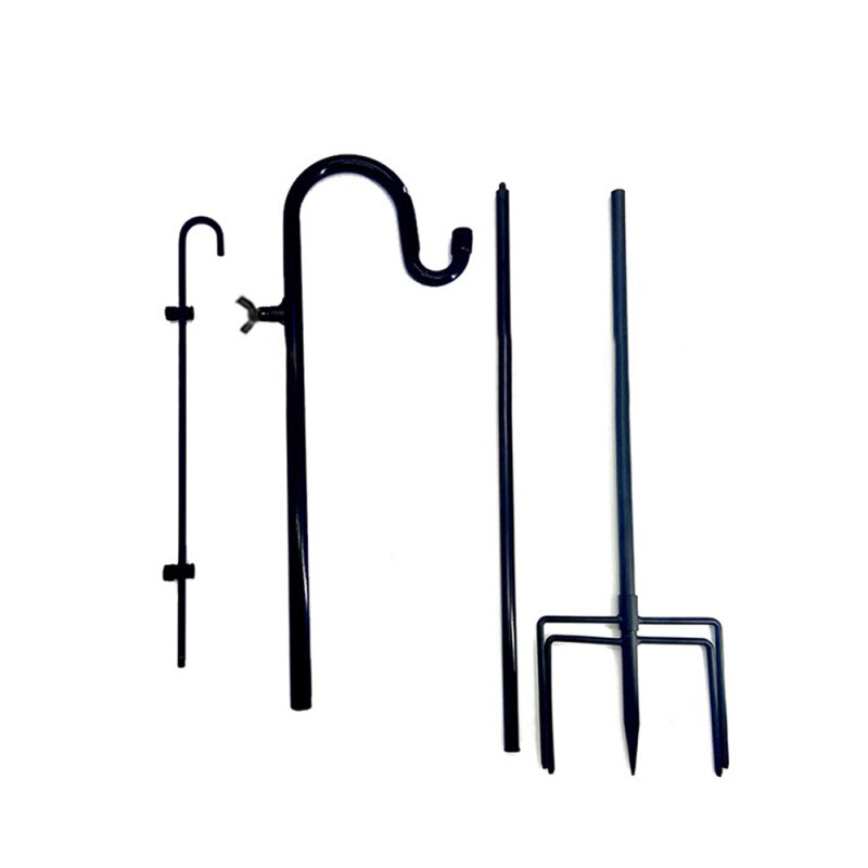 2 In 1 Hooks Stake Stand Plant Hanging Lamp Bird F... – Grandado