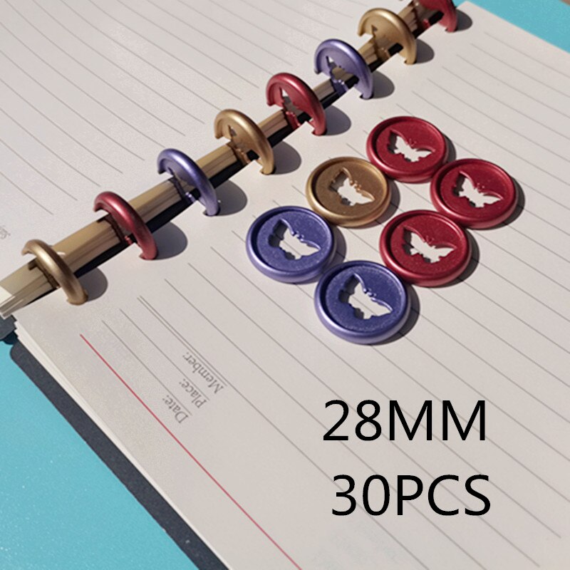30PCS28MM Plastic Binding Disc, Frosted Materiaal ... – Grandado
