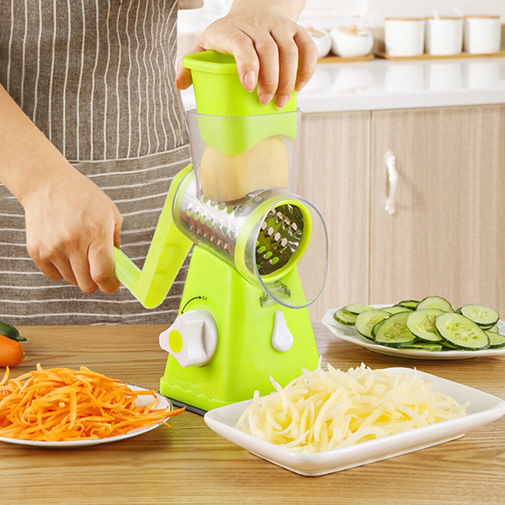 Vegetable Cutter Round Slicer Graters Potato Carro... – Grandado