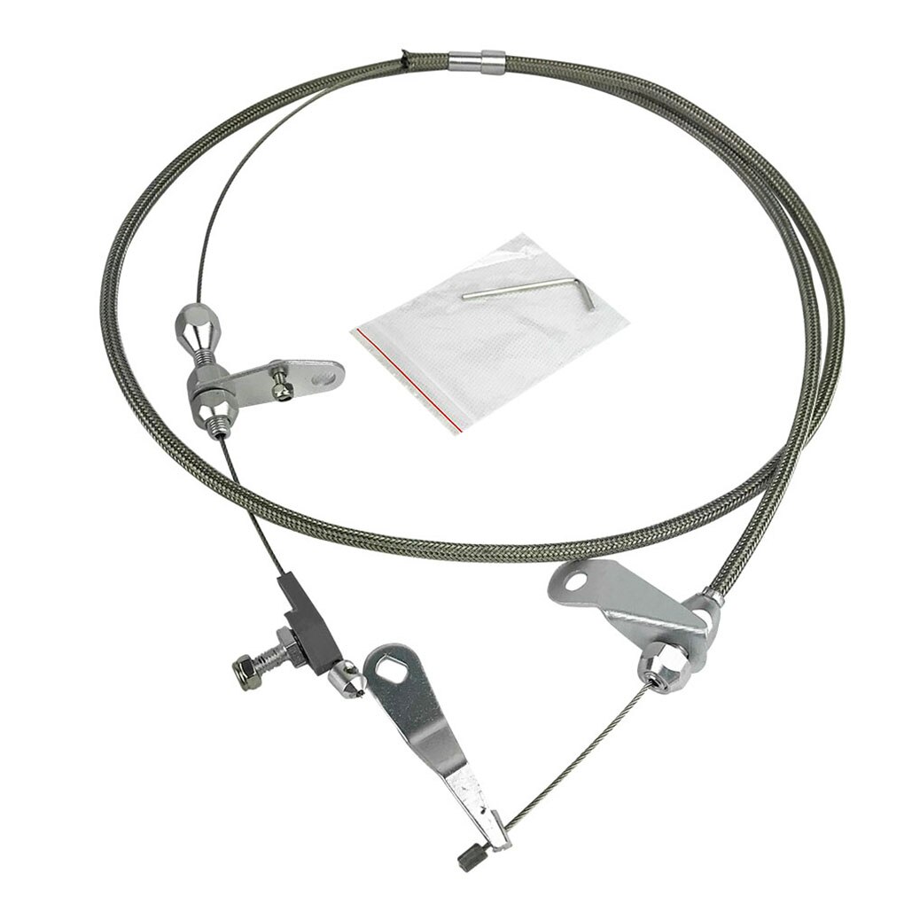 Stainless Steel Braided Car Kick Down Cable Detent... – Grandado