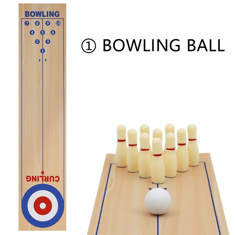 Table Curling Game Bowling Mini Table Curling Ball... – Grandado