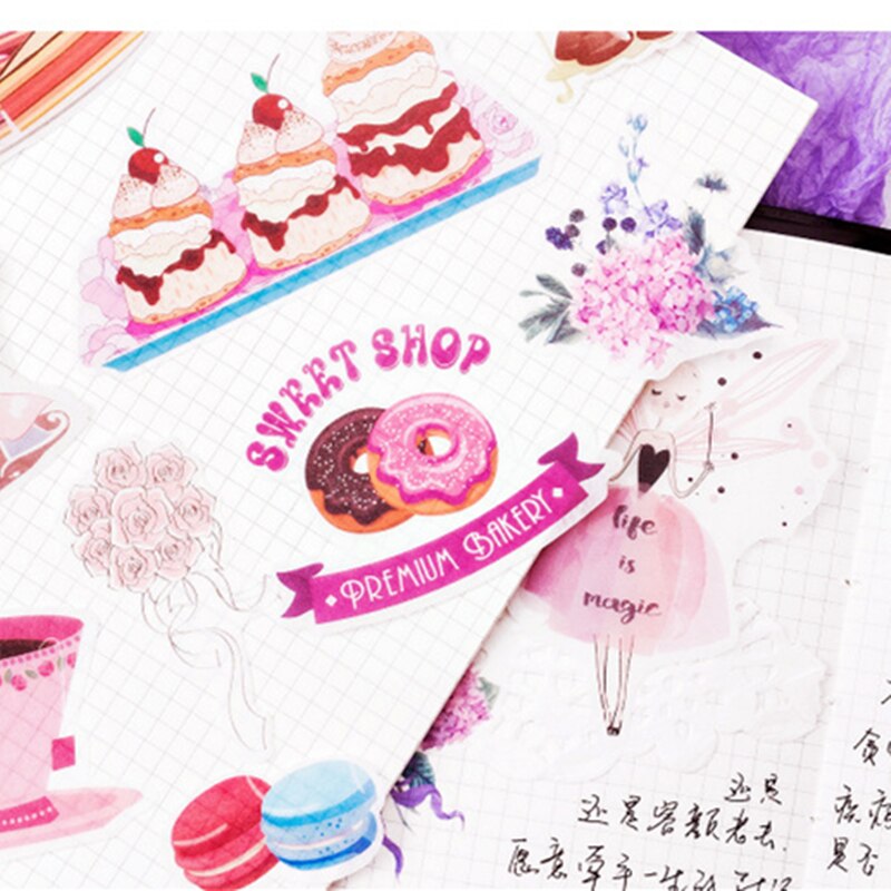 Vintage Bright little fairy diary paper diary stic... – Grandado