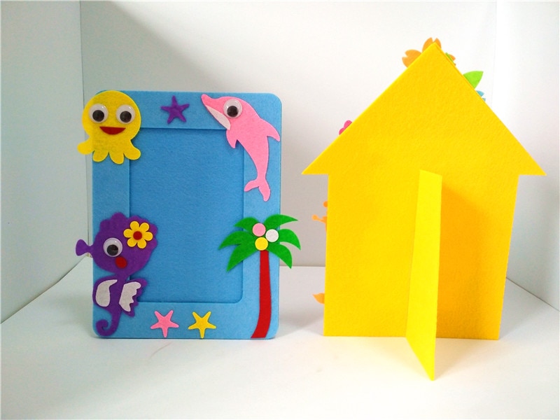 Happyxuan 10pcs Kids DIY Felt Craft Kits Picture P... – Grandado