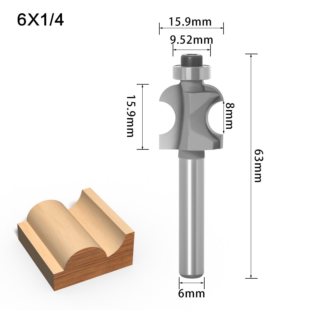 1Pc 6Mm 1/4 Schacht Deur Lip Vinger Grip W/3/8 "Ra... – Grandado
