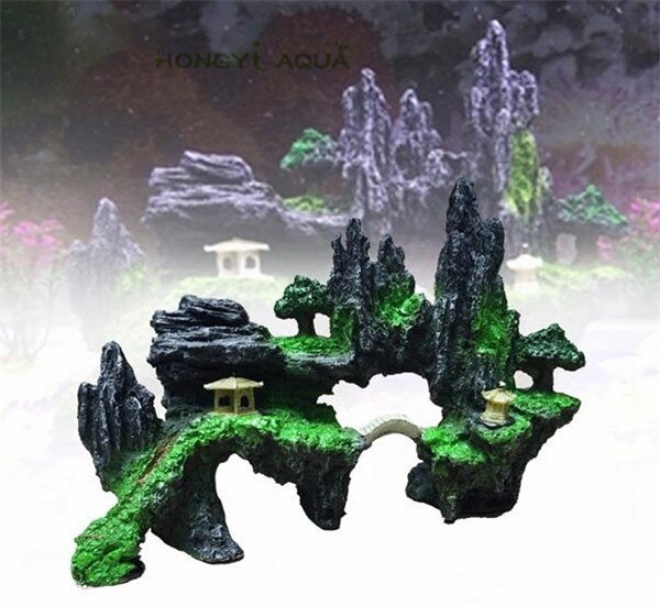 1 piece resin large/small size rockery stone fish ... – Grandado