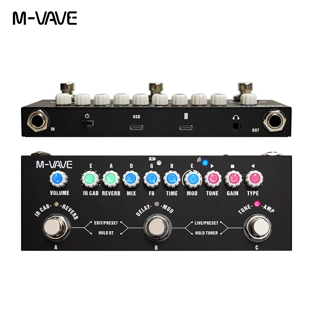 M-vave Cube BABY Multi Effects Pedal for Electric ... – Grandado