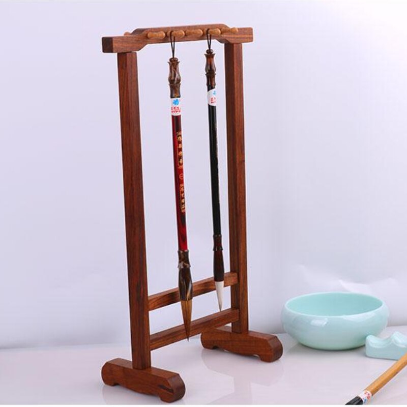 Rosewood Pen Hanging Brush Holder 10 Hangers Calli... – Vicedeal