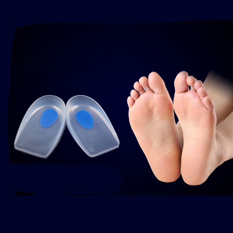 1Pair Silicon Gel Heel Cushion Insoles Soles Relie... – Grandado