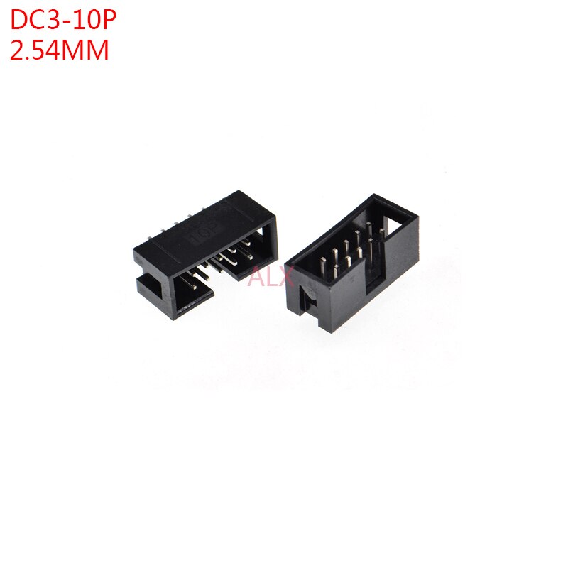 10pcs dc3-10p 2.54MM pitch JTAG ISP MALE SOCKET st... – Grandado