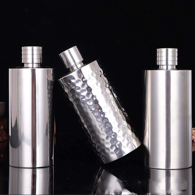 Cylindrical 304 Stainless Steel Flasks 18oz/500ml ... – Grandado