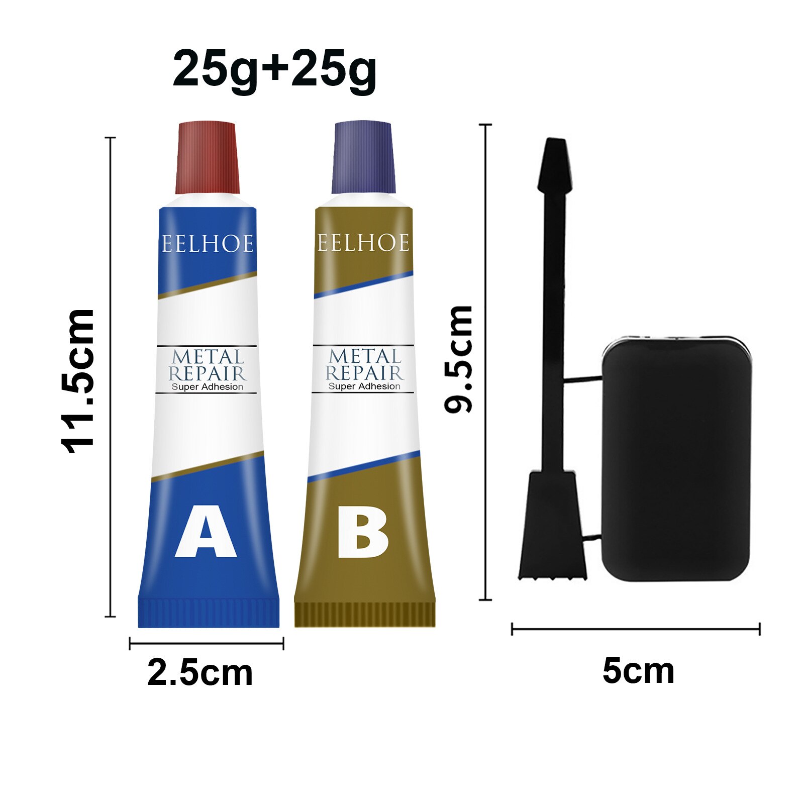 A+B Metal Repairing Adhesive Super Glue Industrial... – Vicedeal