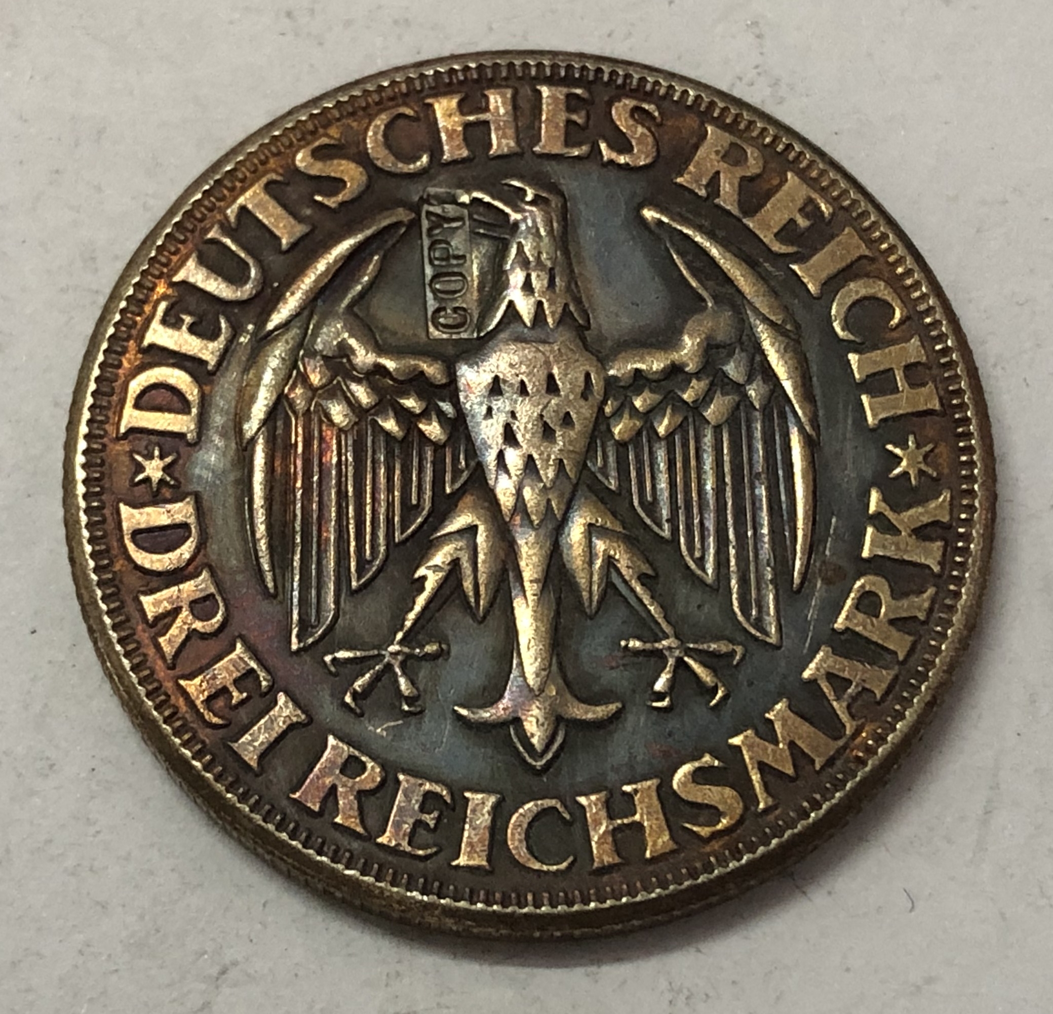 1928 Germany 3 Reichsmark Dinkelsbuhl – Vicedeal