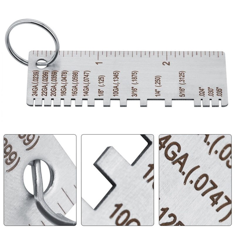 Stainless Steel Wire Metal Sheet Thickness Gauge W... – Grandado