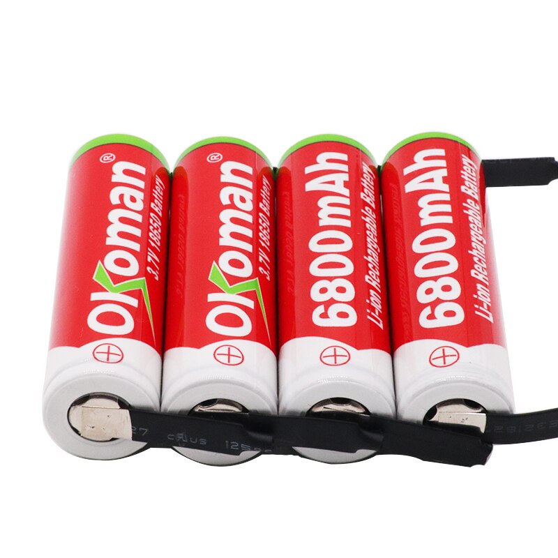 100% Original 3.7v 6800mah 18650 Lithium Rechargea... – Vicedeal