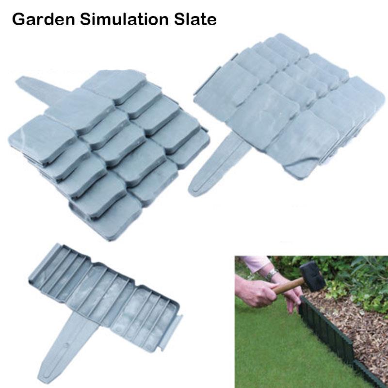 Kunststof tuinafscheiding tuinborder tuinafscheidi... – Vicedeal