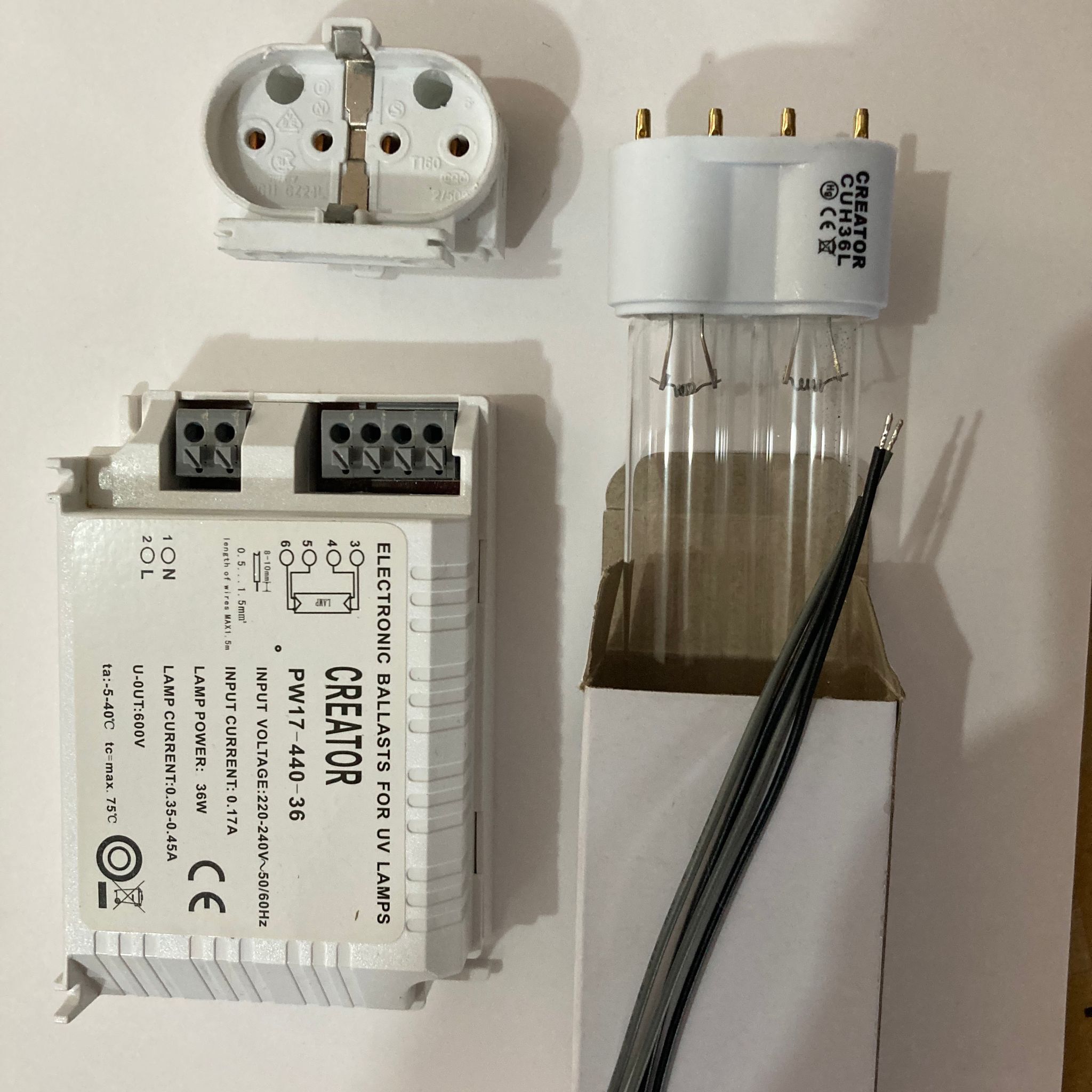 Lampe UV de stérilisation germicide à Quartz 2G11 ... – Grandado