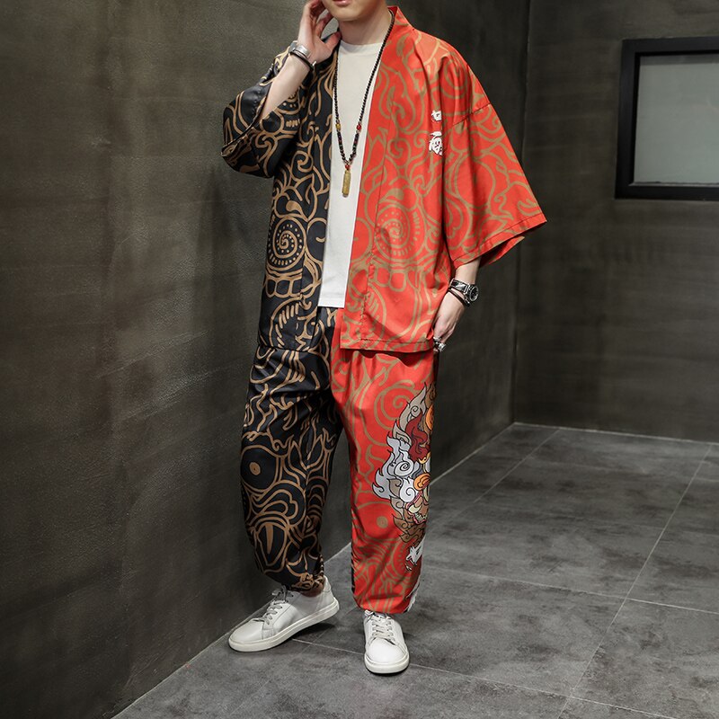 Style Mens Traditional Chinese Clothing Tang Set D... – Grandado