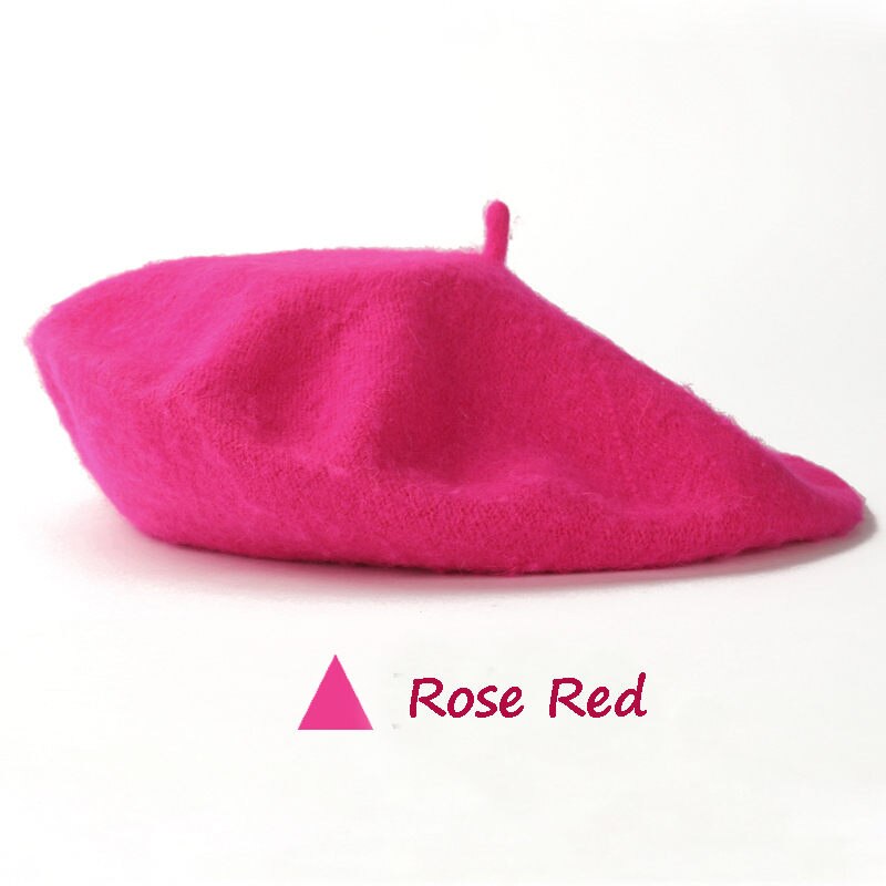 Beret Solid Boina Wool Beret For Hats wool beret F... – Grandado