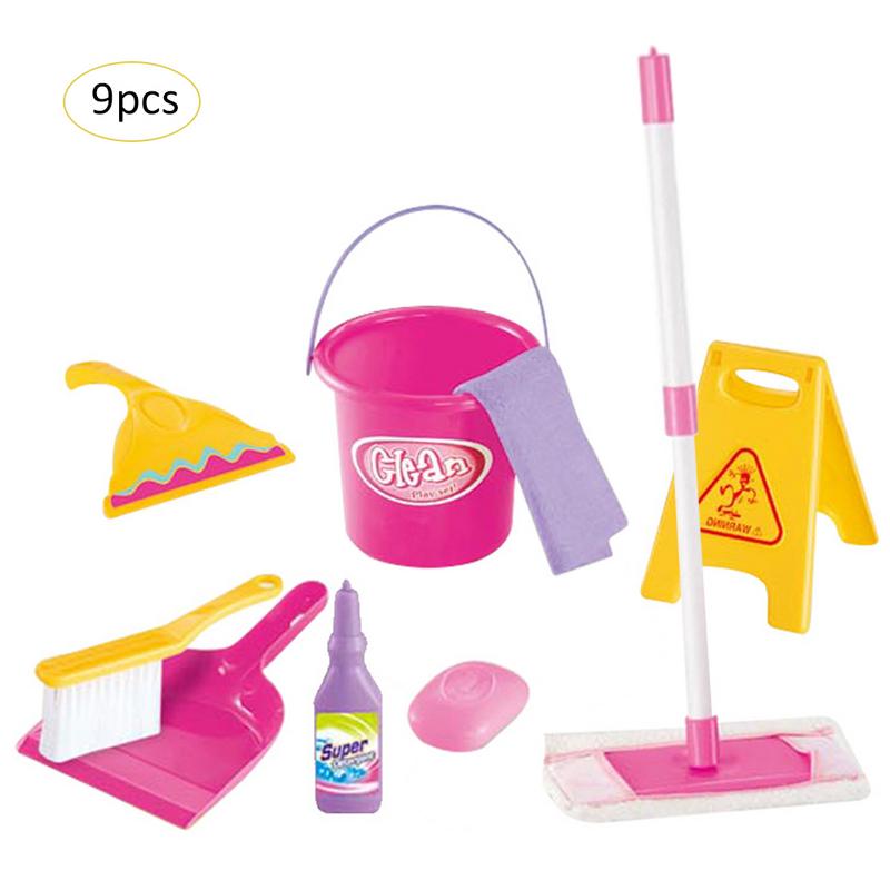 Pretend Mopping Bucket Toy Simulation Mini Cleanin... – Vicedeal