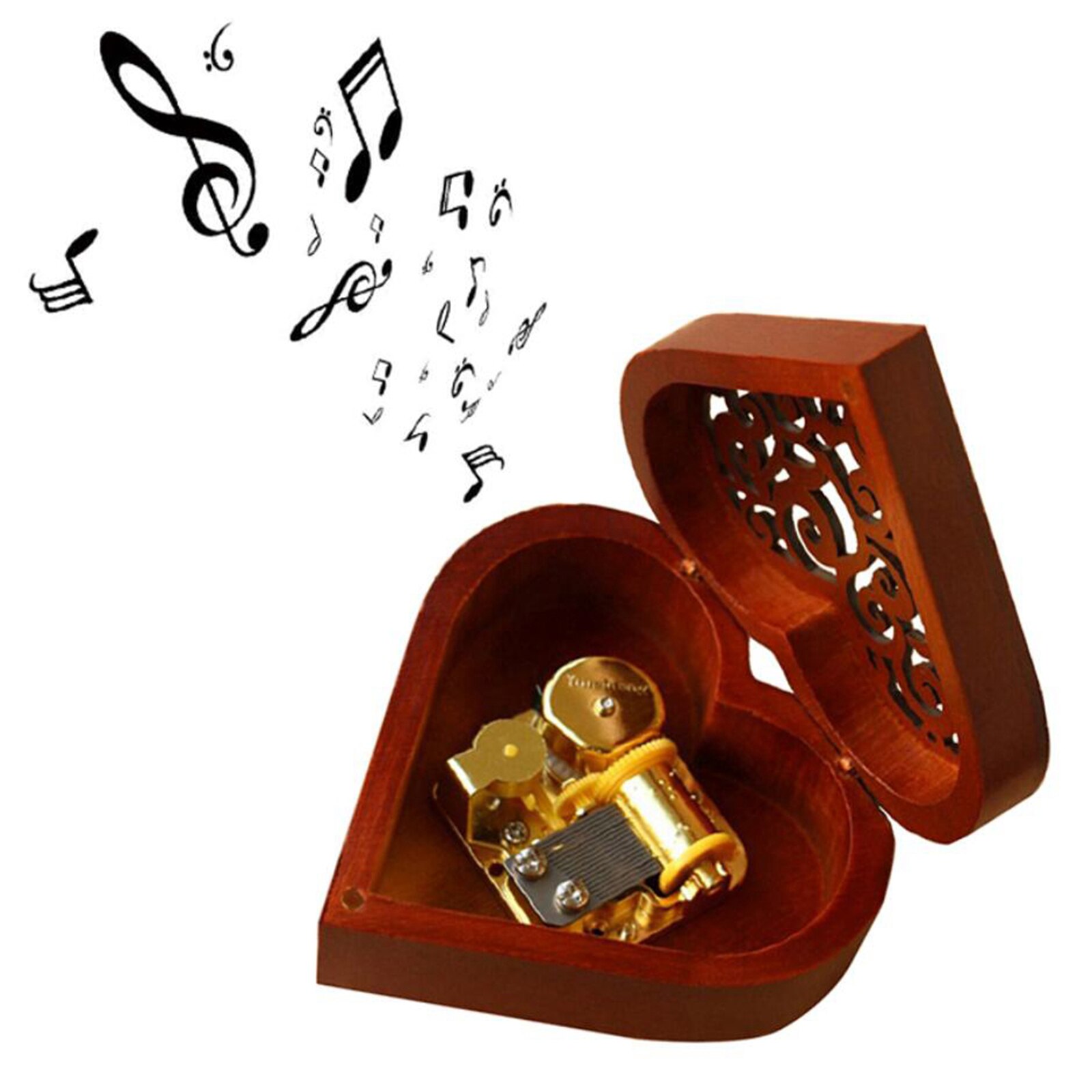 Retro Engraved Music Box Mechanism with Movement i... – Vicedeal