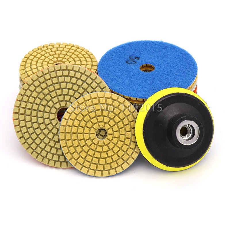 ZtDpLsd 3"/4" Dry Polish Pads Sanding Disc Marble ... – Vicedeal