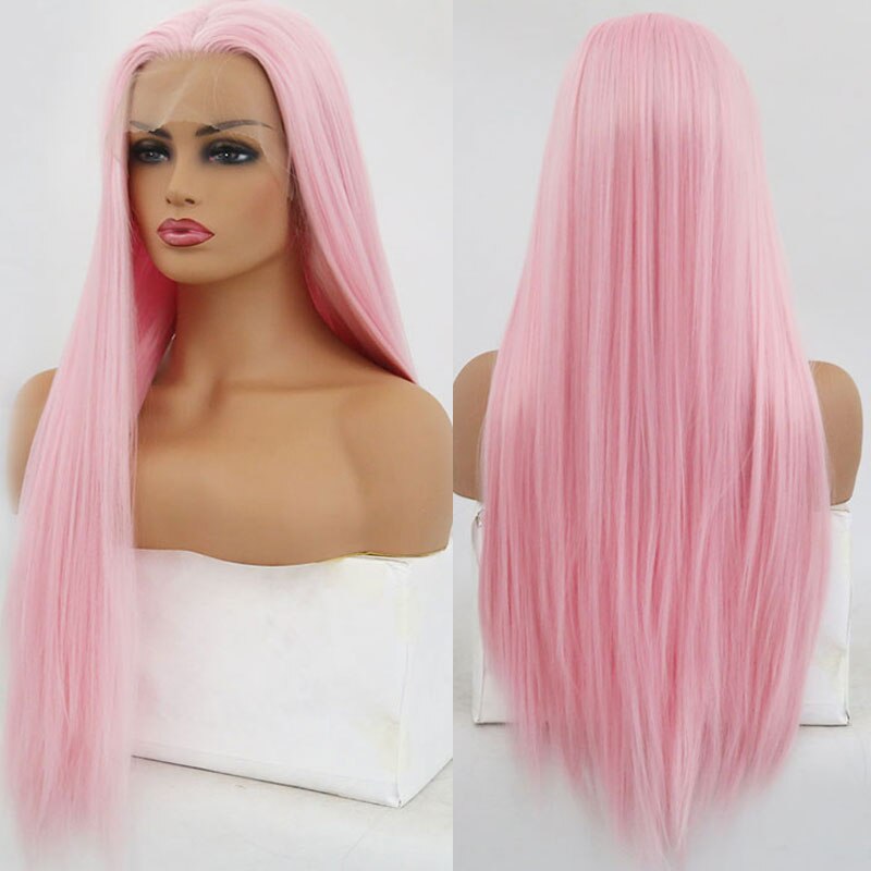 Bombshell Mix Rose Goud Roze Rechte Synthetisch Ha... – Grandado
