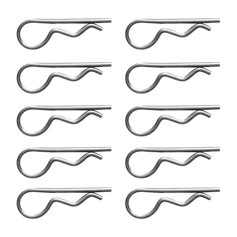 10/20/30pcs stainless steel R Shaped spring cotter... – Grandado