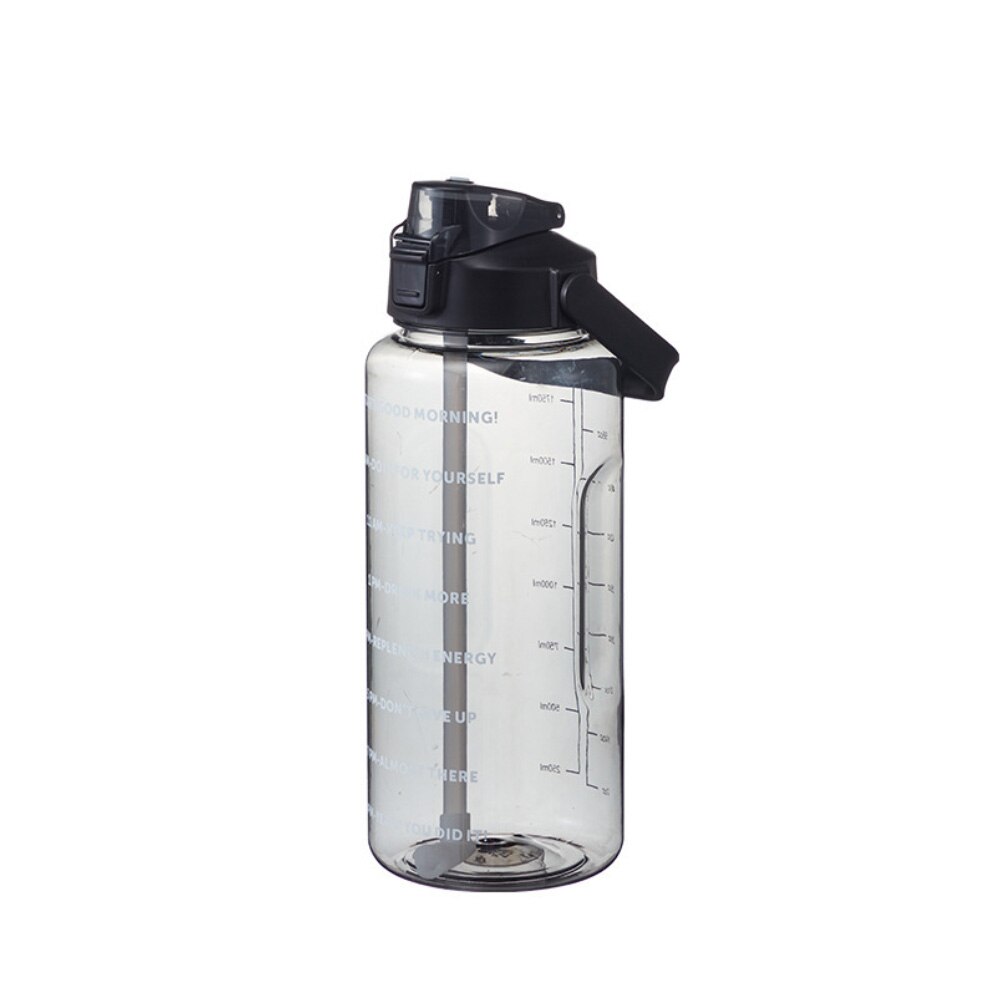 2L Large Capacity Water Bottle Straw Cup Gradient ... – Grandado