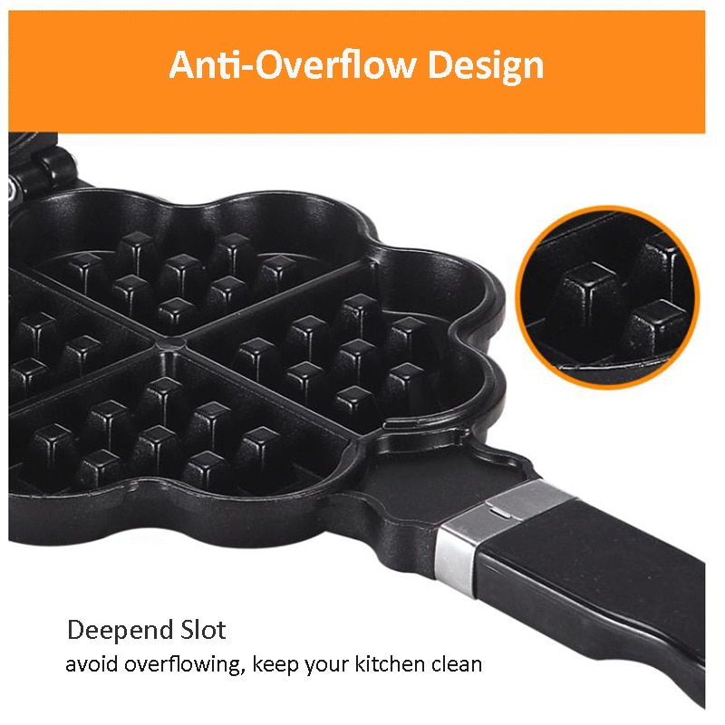 Waffle Baking Mold, Non-Stick DIY Waffle Cake Make... – Grandado