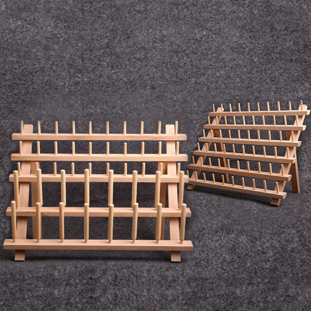 2 sizes Wax Rack Wood Thread Rack Spool Sewing Org... – Grandado