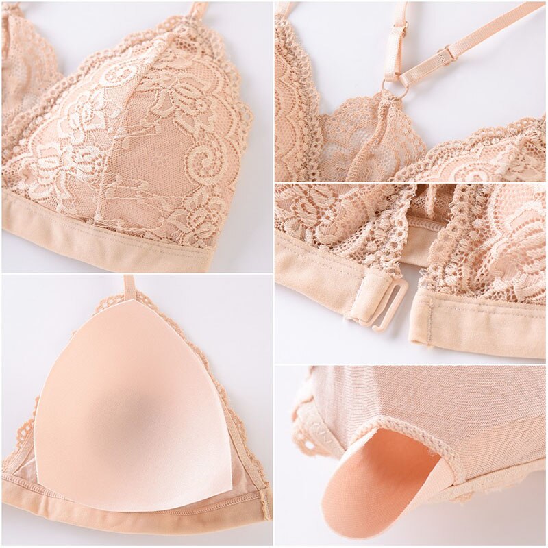 Ladies Bra Underwear Lace Sexy Bra Push Chest Bra ... – Vicedeal
