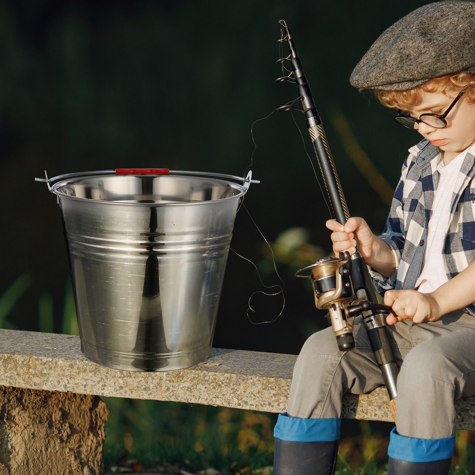 Metal Barrel Bucket Buckets Drink Dispenser Ice St... – Grandado