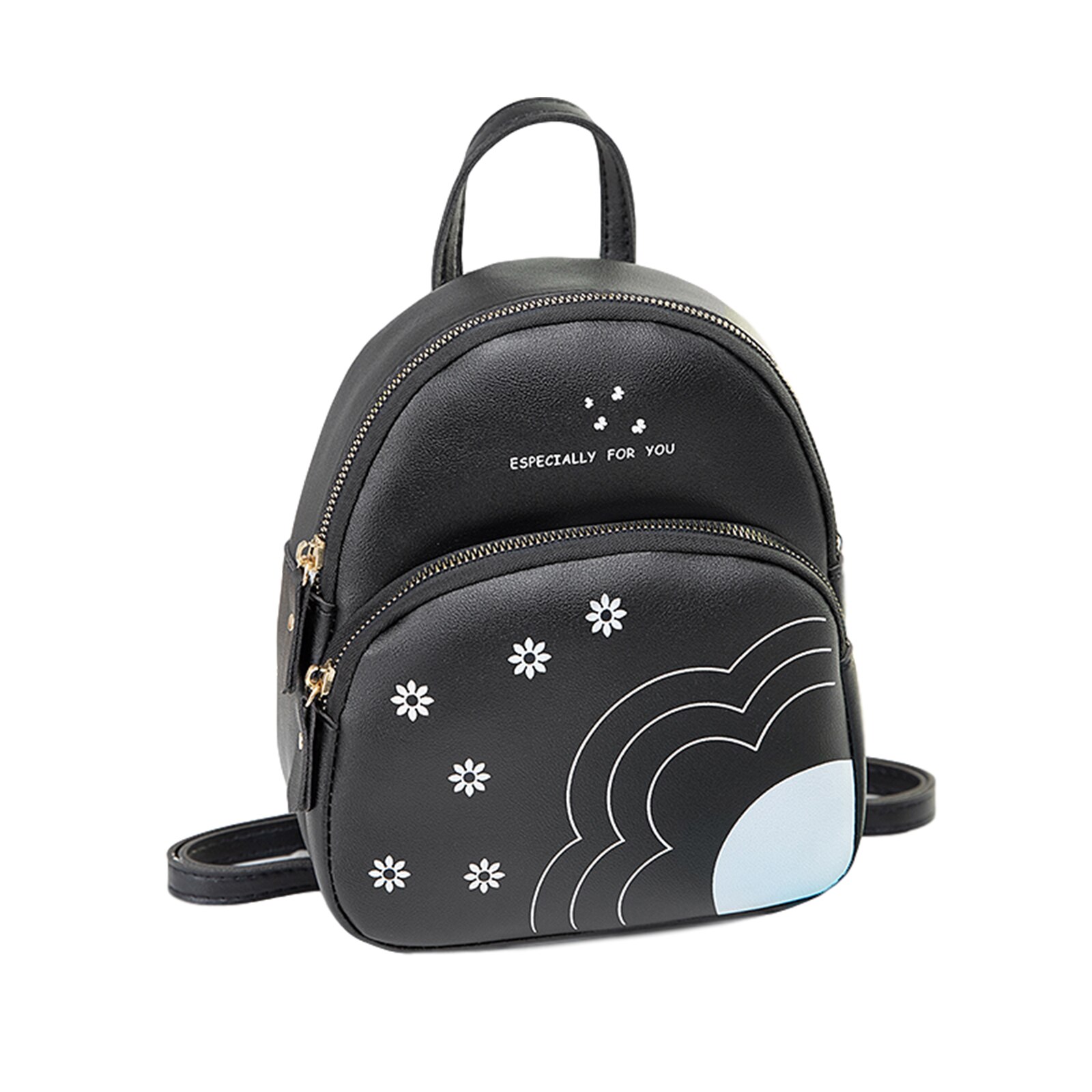 Vrouwen Mini Rugzak Multipurpose Bloemenprint Mult... – Grandado