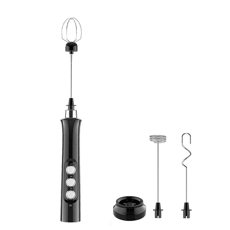 Elektrische Melkopschuimer, Handheld Usb Oplaadbar... – Vicedeal