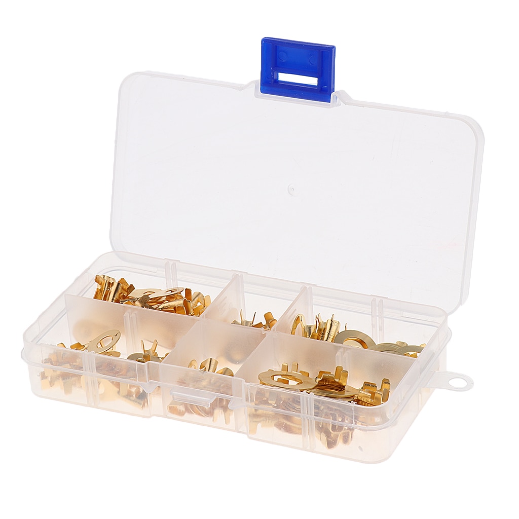 100 Pieces Non-Insulated Ring Fork U-type Female T... – Grandado