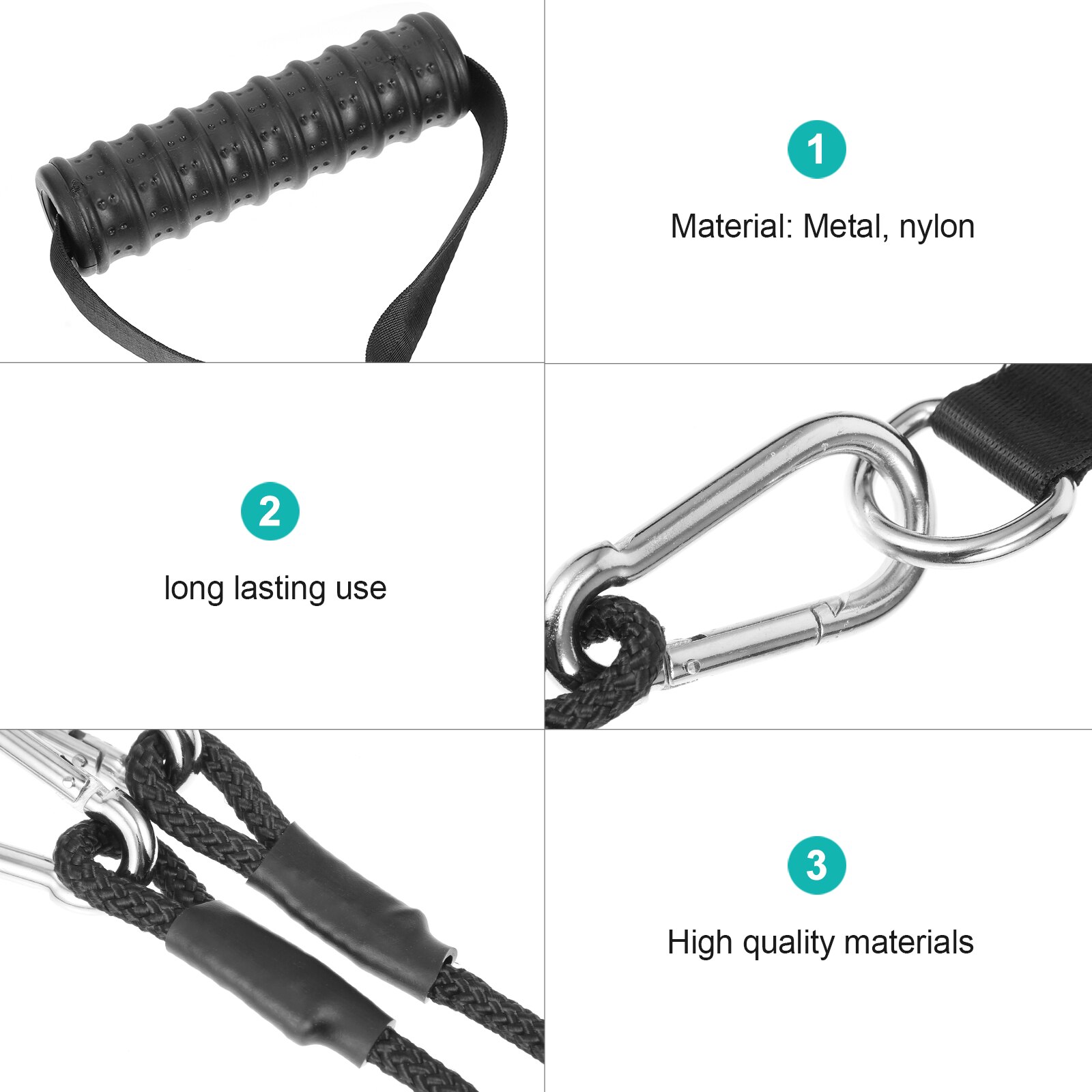 1 Set Gym Cable Pulley System Ropes Fitness Pulley... – Vicedeal