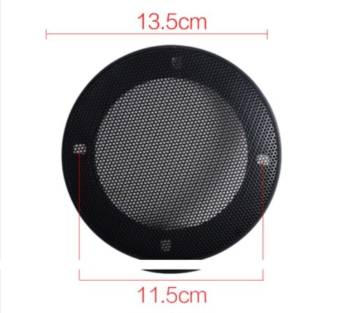 2x 4" inch Black Tweeter Audio Speaker grid Cover ... – Grandado
