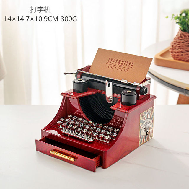 Retro Typewriter Projector Music Box Fuel Dispense... – Vicedeal