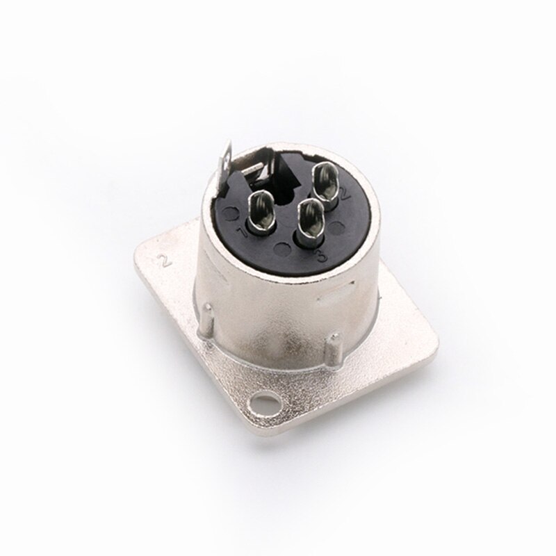 1 Pc 3Pins Xlr Connector, Female Jack Socket, Pane... – Grandado