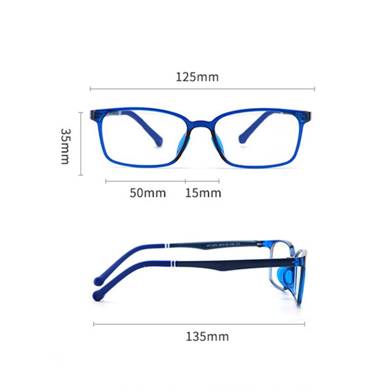 Teens Anti-blue Light Glasses Kids TR90 Computer C... – Grandado