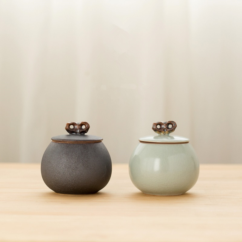 JIA-GUI LUO Ceramic Tea Box Ceramic Jar Tea Storag... – Vicedeal