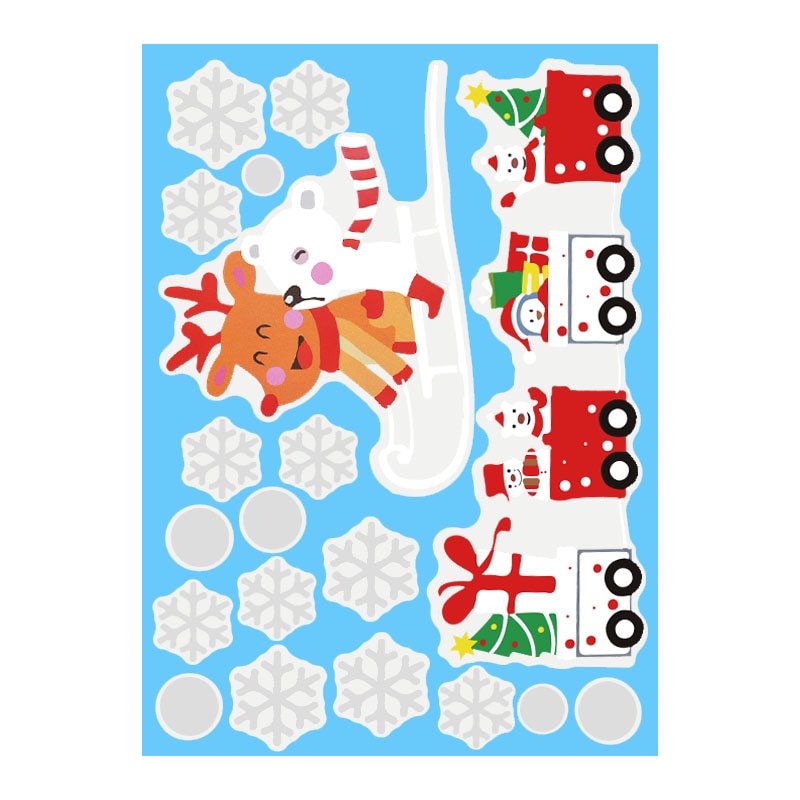 White Snowflake Electrostatic Sticker Window Kids ... – Vicedeal