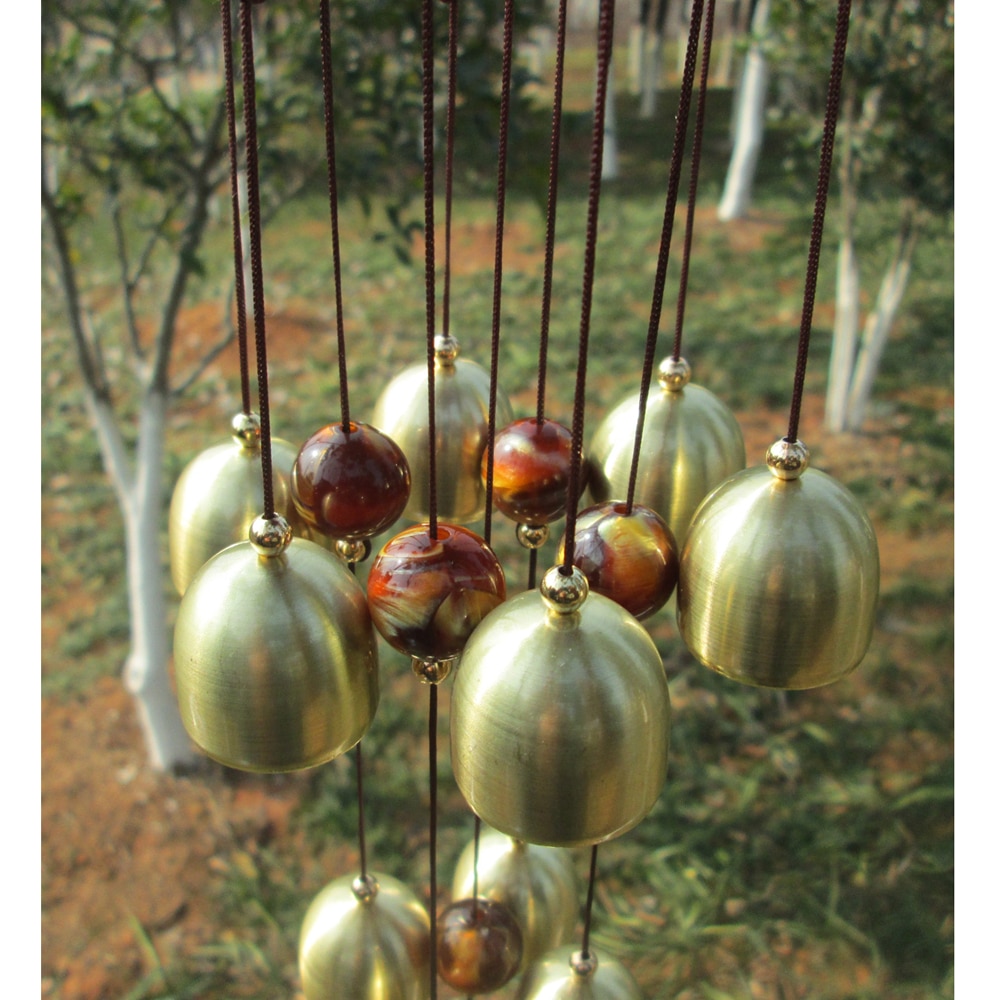 1PCS Antique Amazing 10 Copper Bell Wind Chimes Ou... – Grandado