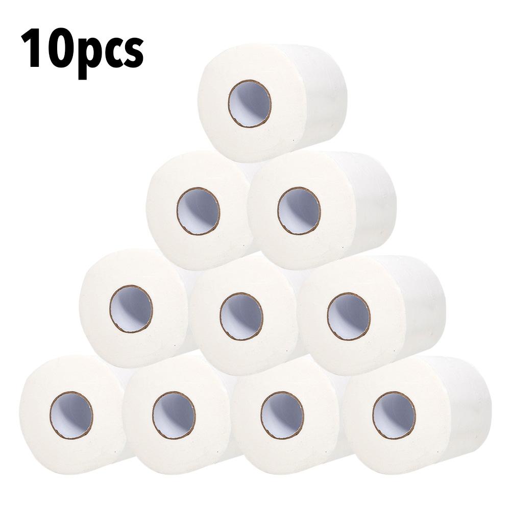 10 Rolls Silky Smooth Soft 3-Ply Toilet Paper Home... – Vicedeal