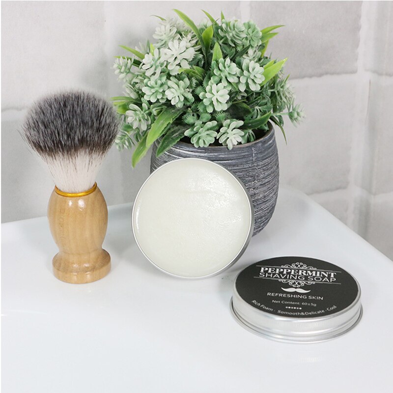 Shaving Cream Men's Shaving Soap Mint Scented Alum... – Grandado